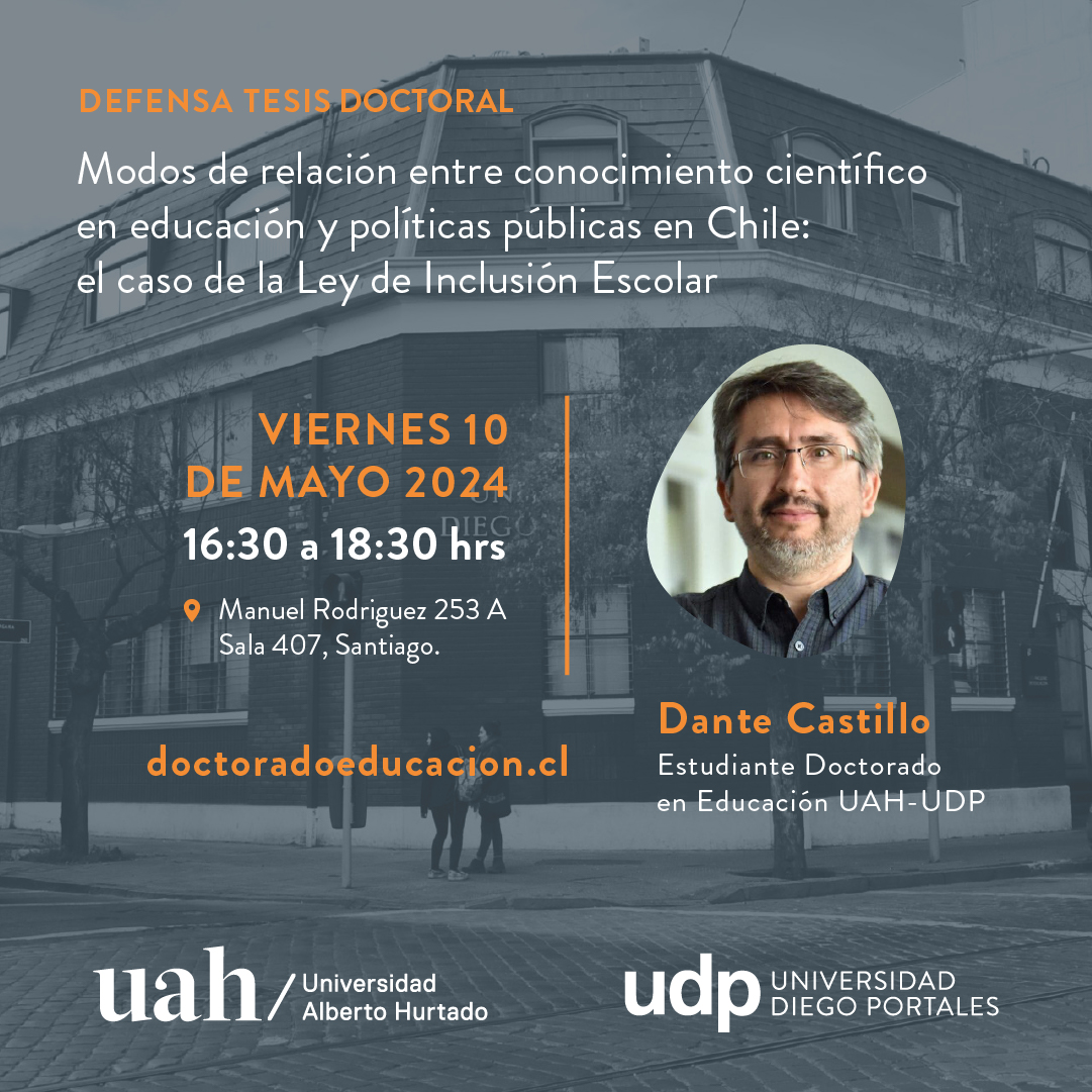 Doctorado en Educación – Universidad Alberto Hurtado – Universidad ...